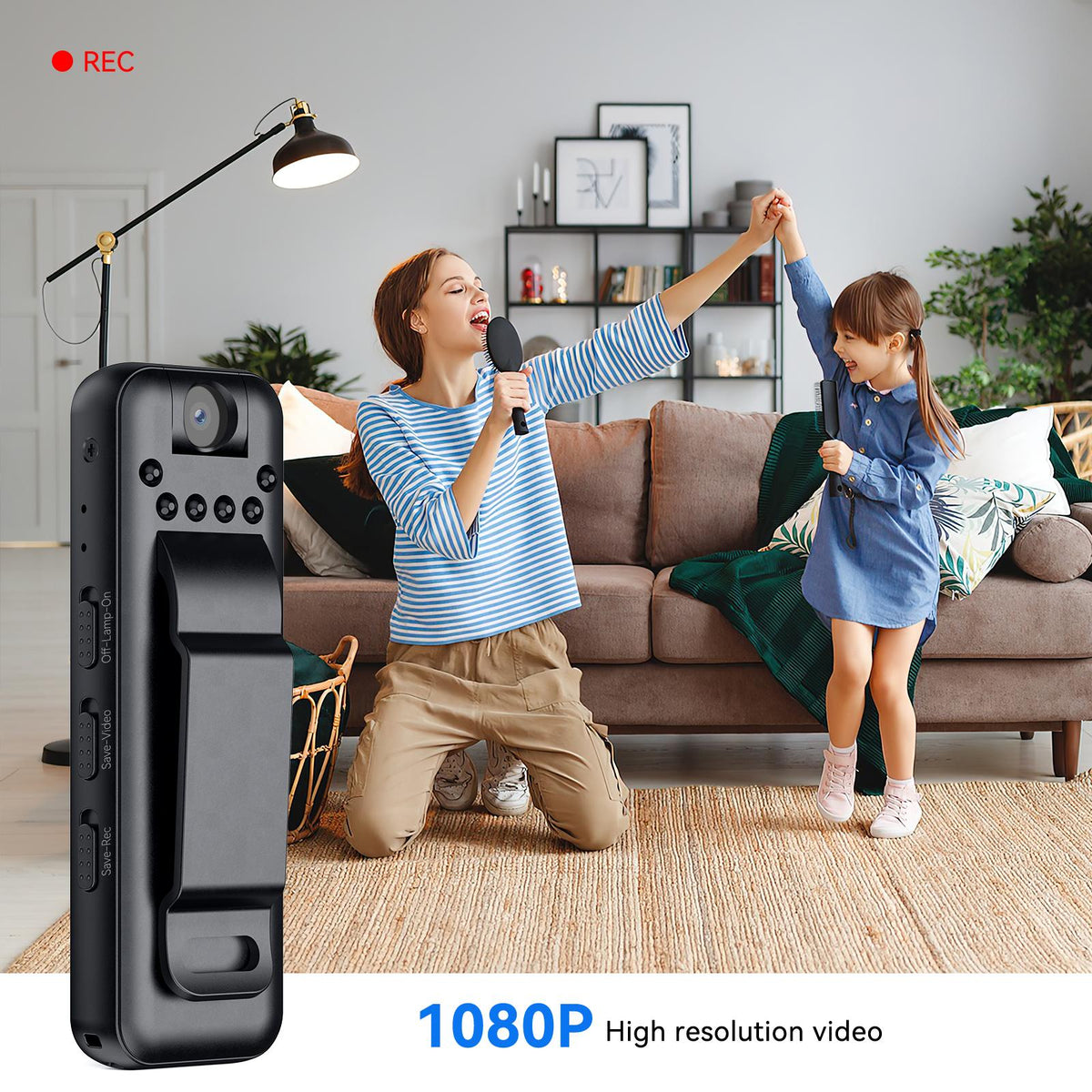 Campark SC29 1080P Ultra Small Camera with 180 Rotation Lens, Security ...