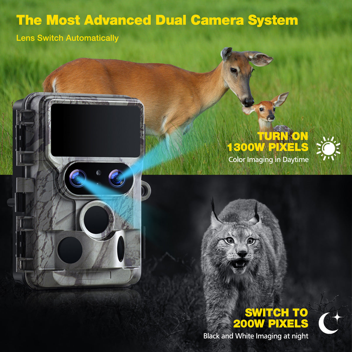Color Night Vision Trail Camera - Campark – Campark - Focus on Cameras