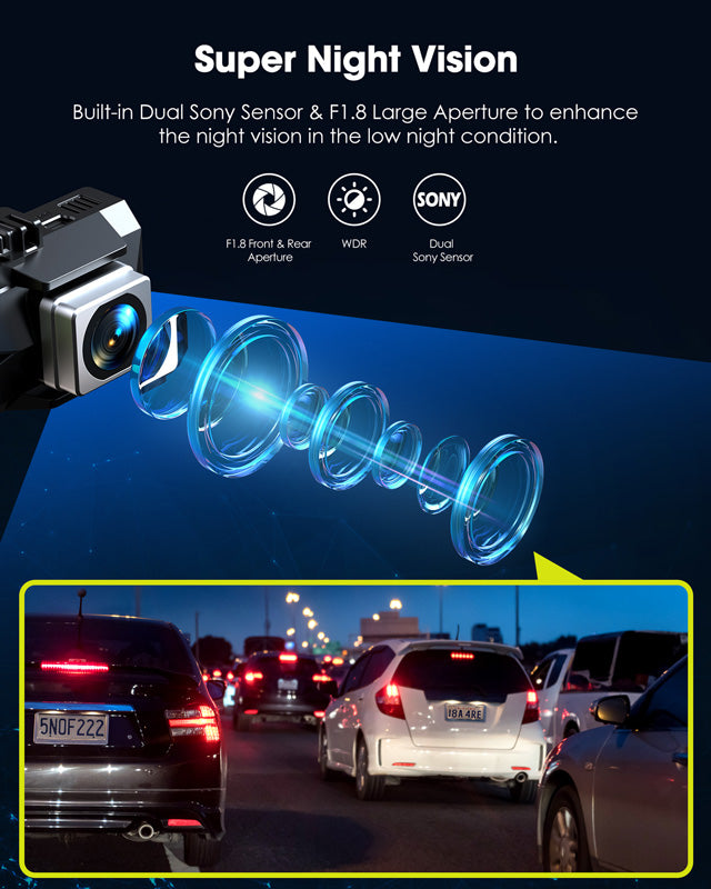 Best Dash Camera Front And Rear - Campark – Campark - Focus on Cameras